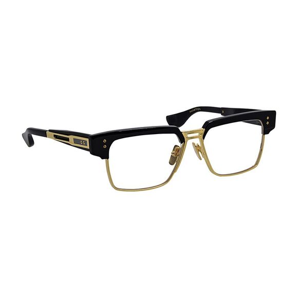 DITA | Accessories | Dita Hakatron Dt Dtx4 A01 Yellow Goldblack Metal Square Eyeglasses 56mm ...